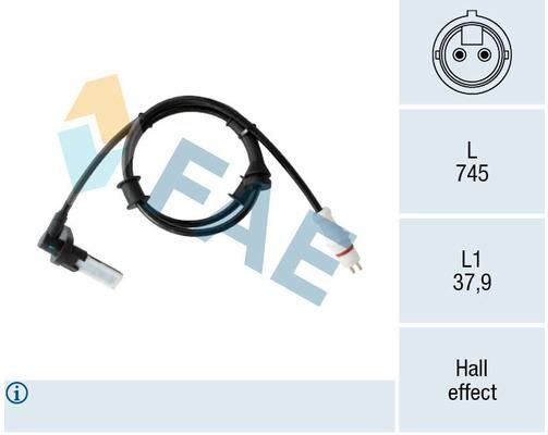 Fae Czujnik Prędkości Obrotowej Koła Abs Lub Esp 78554 - Opinie i ceny ...
