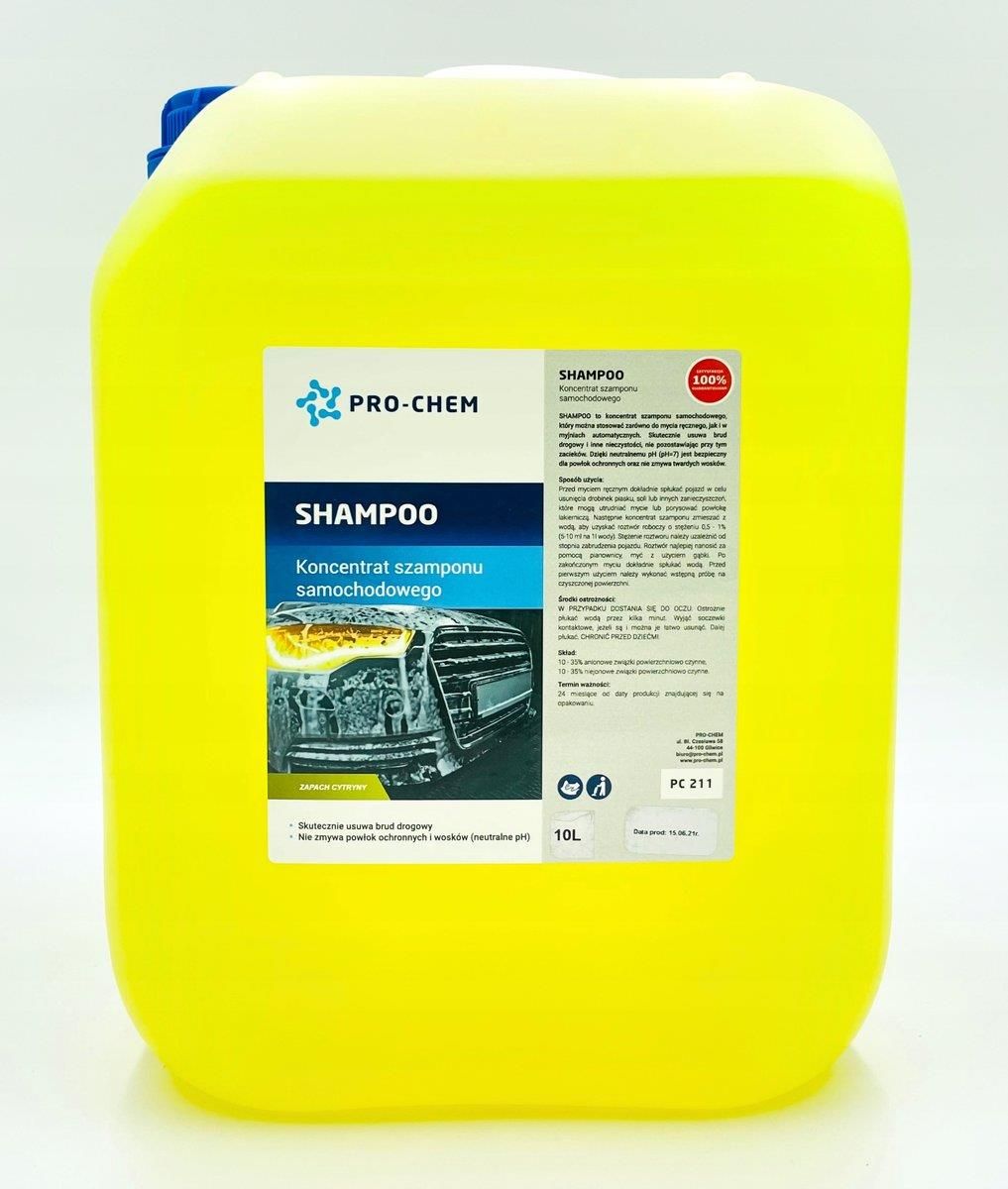 Pro-Chem Szampon Cytryna Neutralne Ph 10L - Opinie i ceny na Ceneo.pl