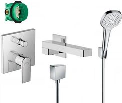 Zestaw prysznicowy Hansgrohe Vernis Shape 71468000, Hansgrohe Croma ...