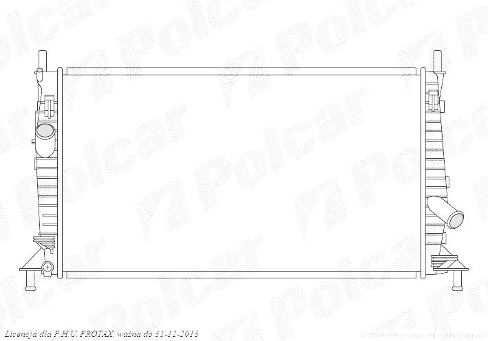 Chłodnica wody FORD/C-MAX, 07-/ (1305492) - Opinie i ceny na Ceneo.pl