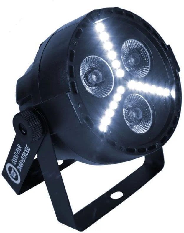 LIGHT4ME QUAD PAR STROBE - reflektor LED mały stroboskop pilot - Sprzęt ...