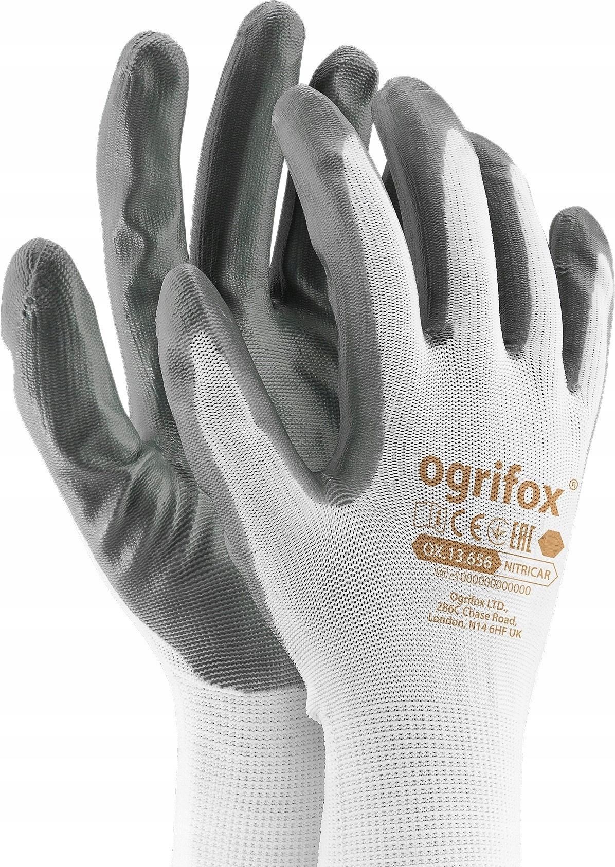 Ogrifox Rękawice Nitricar Roz.10 1 Para Robocze - Ceny i opinie - Ceneo.pl