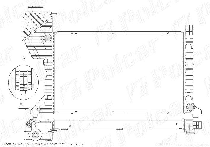 Chłodnica wody MERCEDES/SPRINTER 00-/ (9015002400) - Opinie i ceny na ...