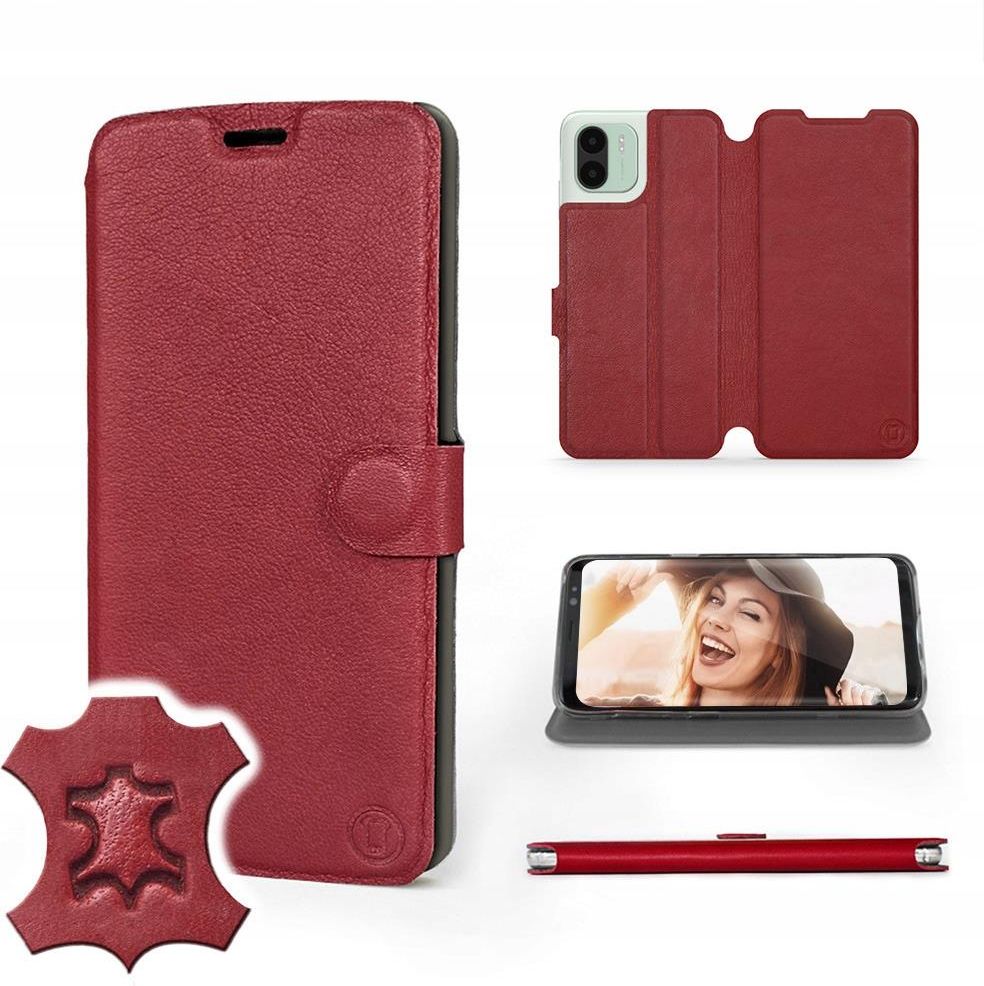 Mobiwear Etui Do Xiaomi Redmi A2 Dark Red Leathe - Etui na telefon ...