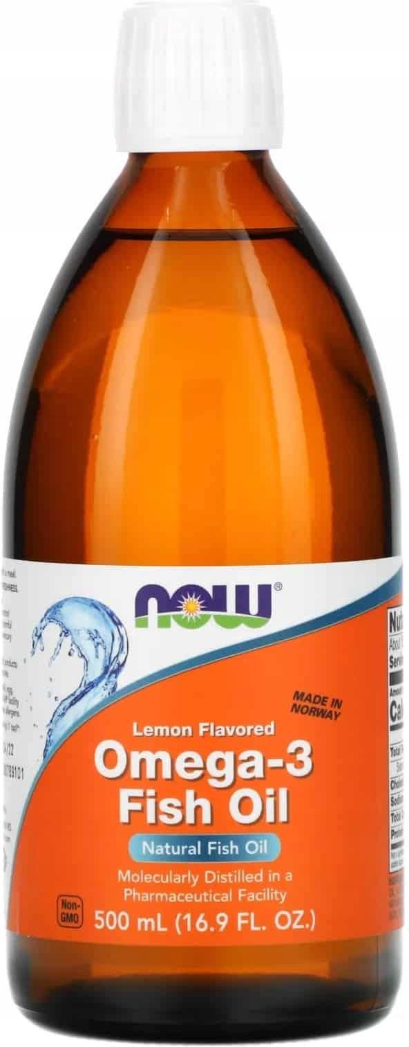Now Foods Omega-3 W Płynie Cytryna 500Ml - Opinie i ceny na Ceneo.pl