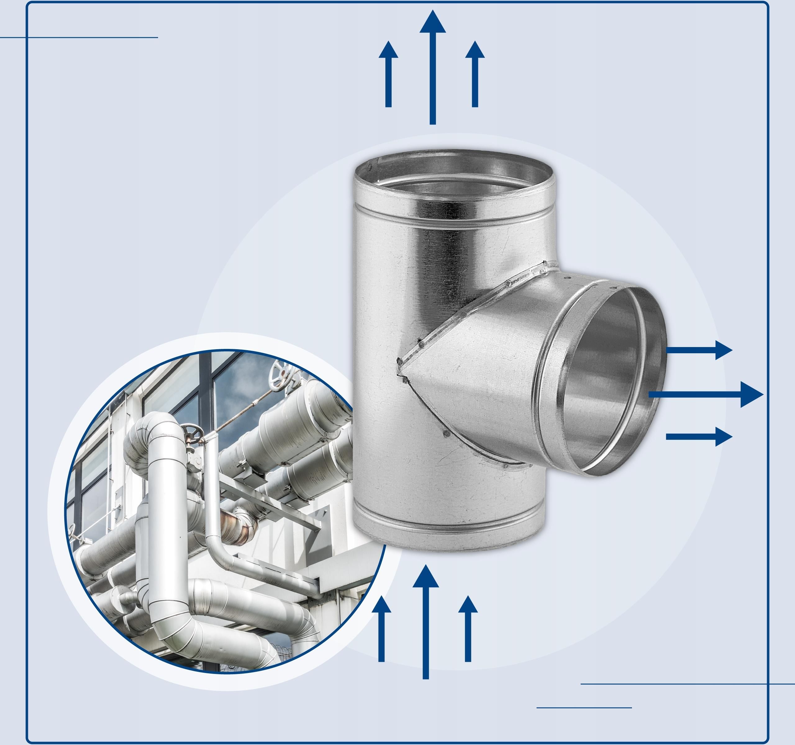 Darco Trójnik Wentylacyjny Ocynkowany Trs 160/90 TRS16090OC - Opinie i ceny na Ceneo.pl