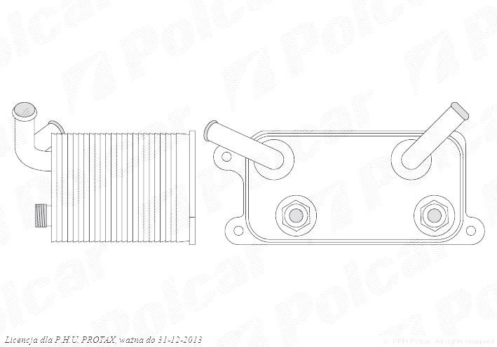 Chłodnica oleju VOLKSWAGEN/TRANSPORTER T5 03-/ (7H0317019B) - Opinie i ...