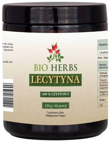 Bio Herbs Lecytyna 120G - Opinie i ceny na Ceneo.pl