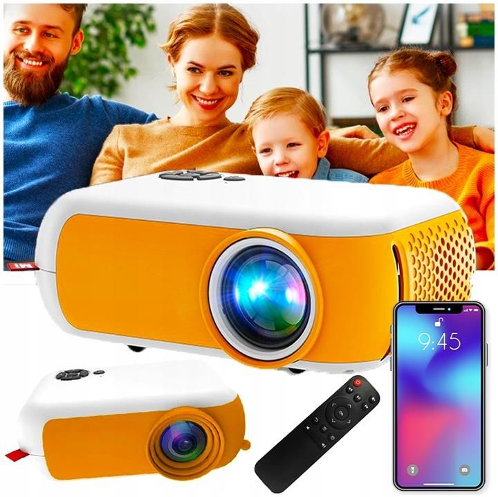 Projektor Przenośny Rzutnik Mini Projektor Led Full Hd - Opinie i ceny ...