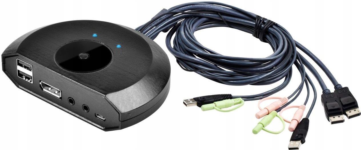 Przełącznik KVM Microconnect Displayport & Usb Kvm Switch (MCDPUSBKVM2 ...