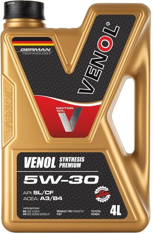 Olej silnikowy Venol Synthesis Premium Sl Cf 5W30 4L - Opinie i ceny na ...