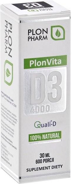 Plon Pharm Plonvita D3 4000 Quali-D 600 Porcji 30ml - Opinie i ceny na ...