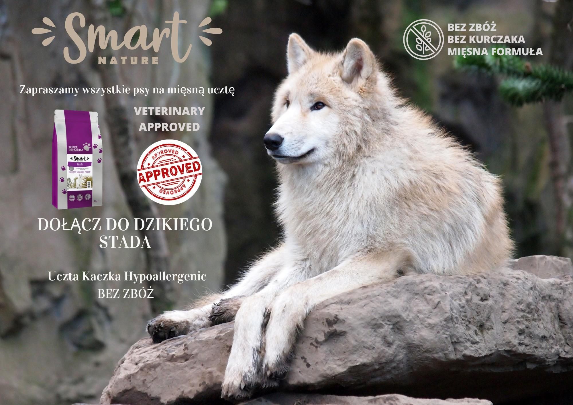 Karma Smart Nature Dog Hypoallergenic Duck 12kg karma dla psa bez zbóż ...