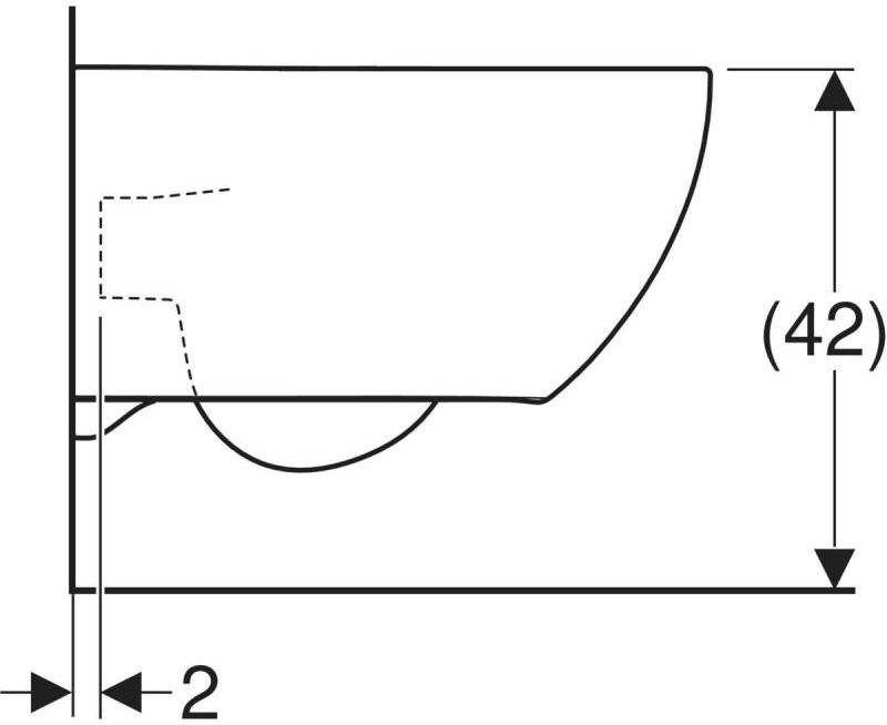 Miska WC Geberit Acanto TurboFlush muszla wisząca biały 502.717.00.1 ...