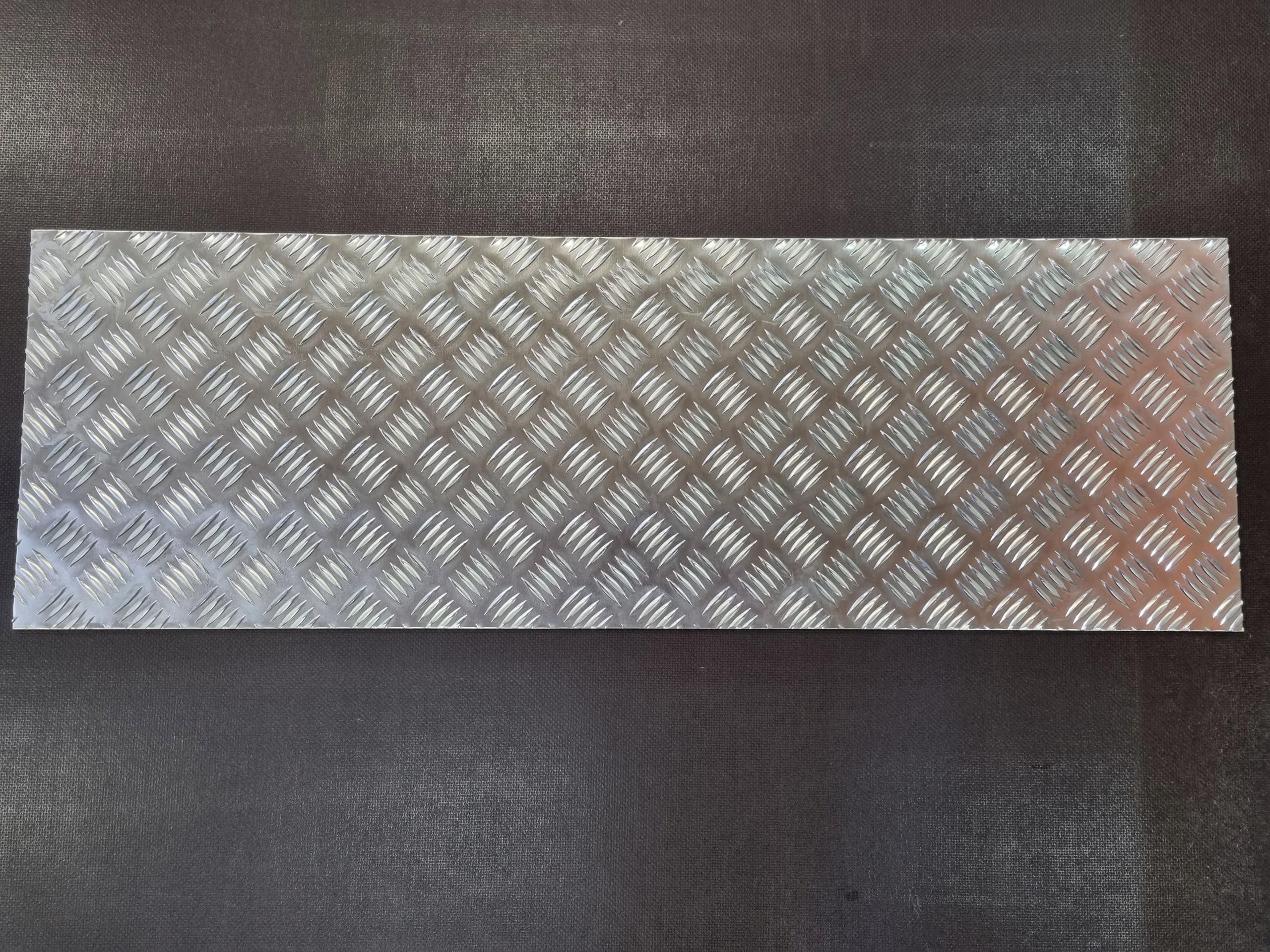 Materiały konstrukcyjne Blacha Aluminiowa Ryflowana 2Mm 100X30Cm ...