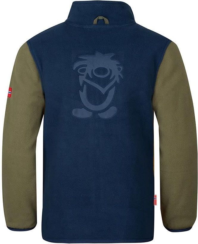 Trollkids Kurtka polarowa Oppdal XT w kolorze granatowo-żółtym - Ceny i ...