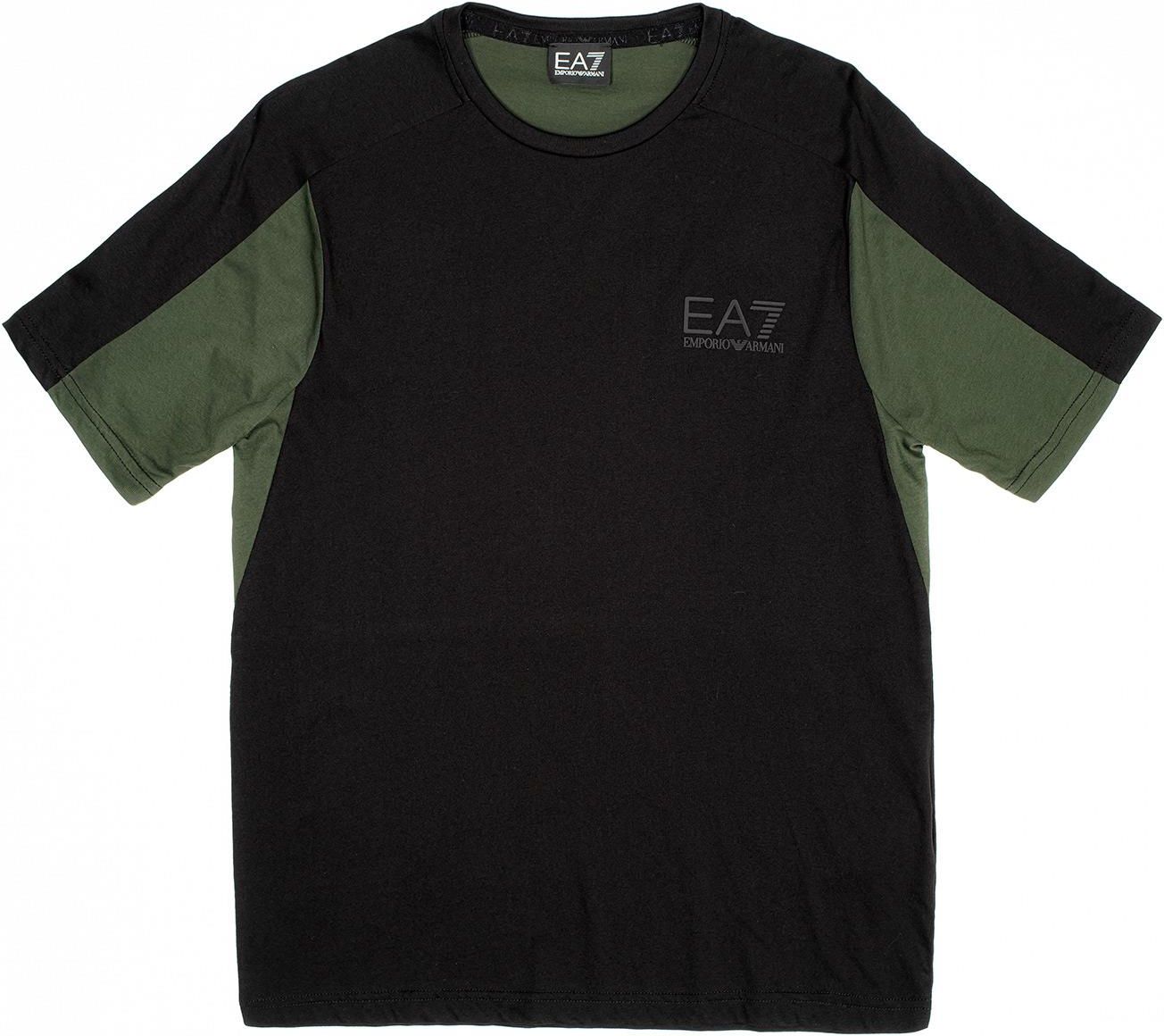 Męska Koszulka z krótkim rękawem Ea7 Emporio Armani Train Athletic Colour Block M Tee SS 2 ...