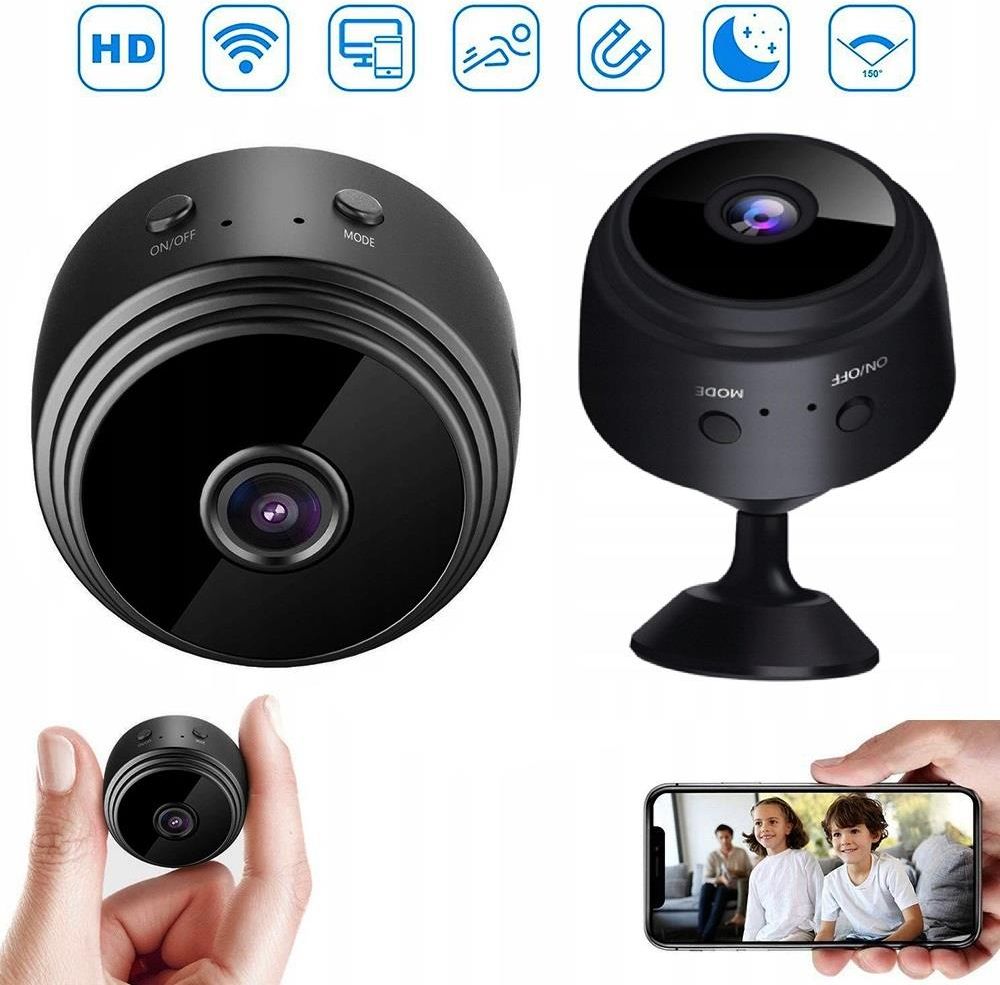 Kamera IP Kamera zewnętrzna Mini FHD 1080P WiFi - mała - Kamera IP ...