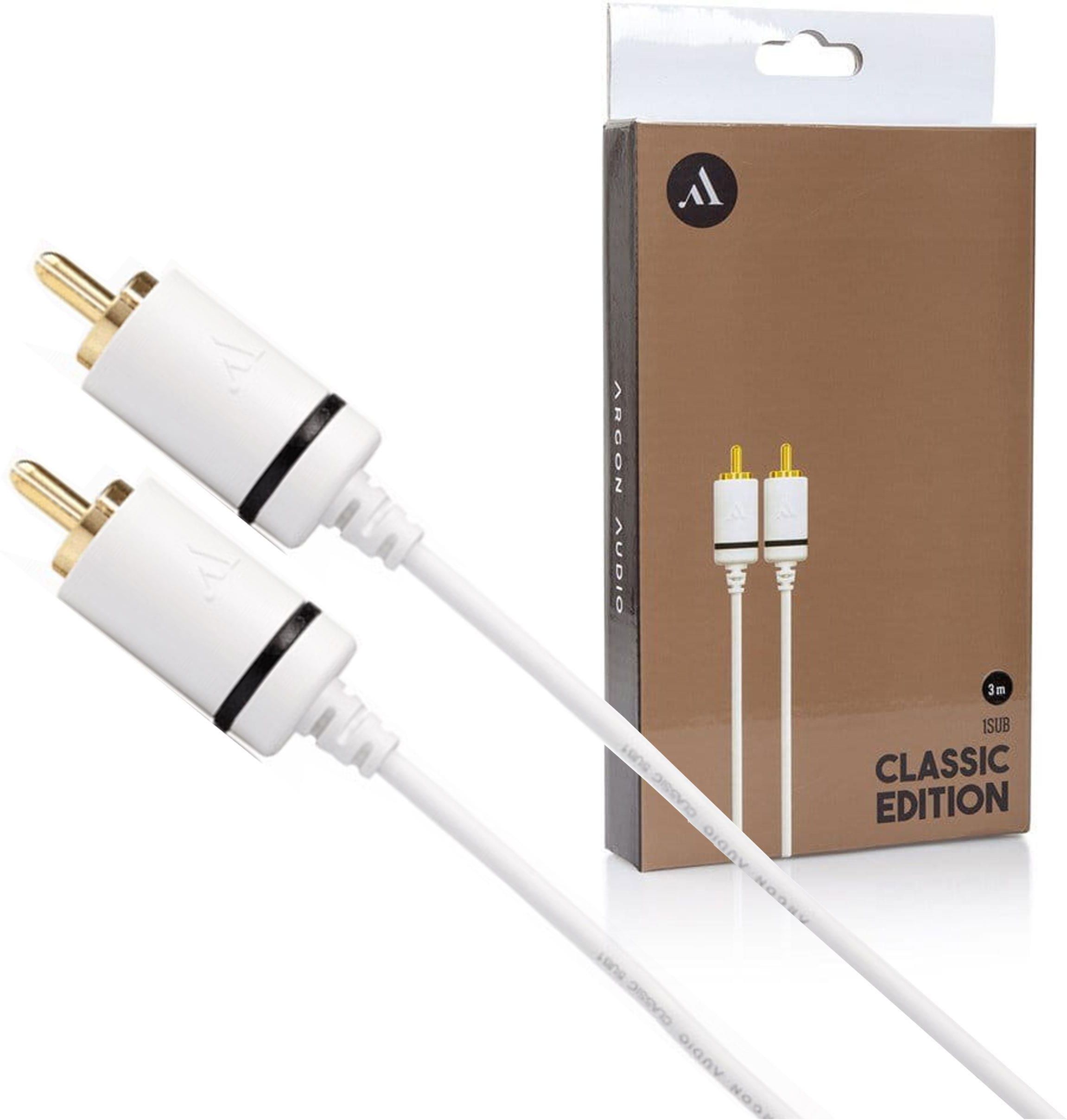 Argon Audio Subwoofer Cable Classic - przewód do subwoofera 5m - Opinie ...