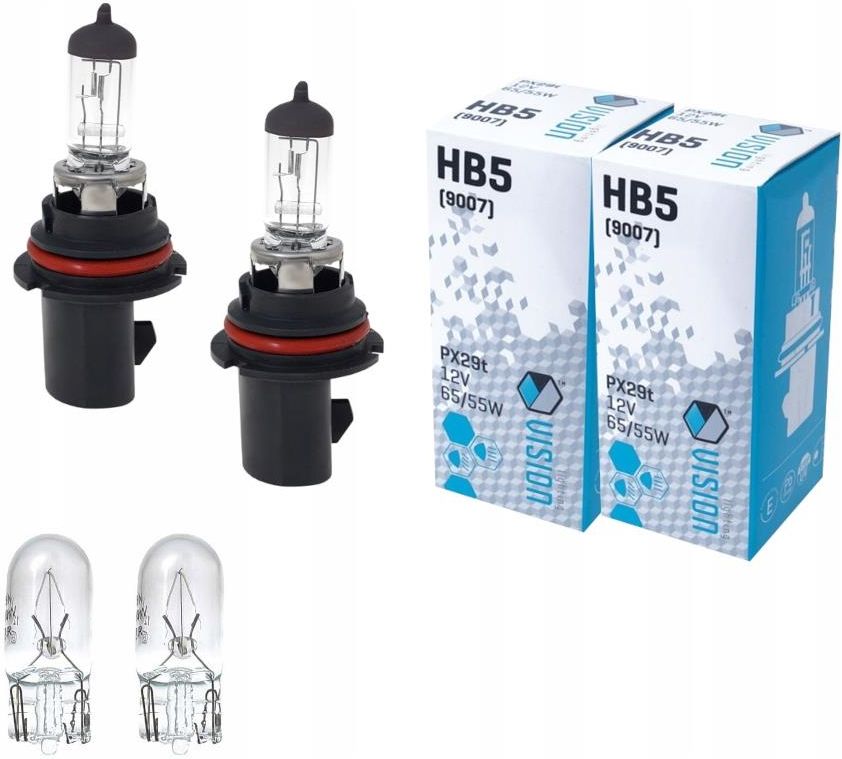 Vision Żarówki 2X Hb5 9007 P29T 12V 65 55W W5W - opinie i ceny na Ceneo.pl