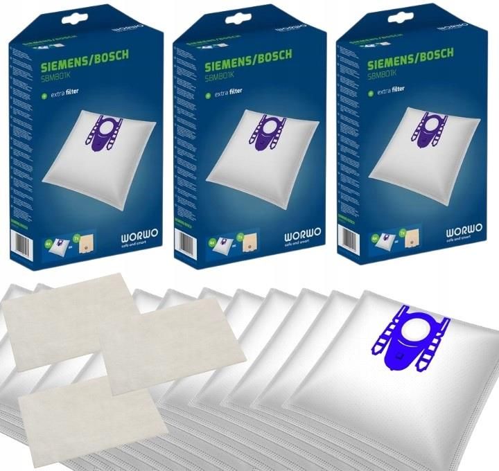Worek do odkurzacza Worwo Worki Odkurzacza Bosch Optima 50 59 SBMB01K ...
