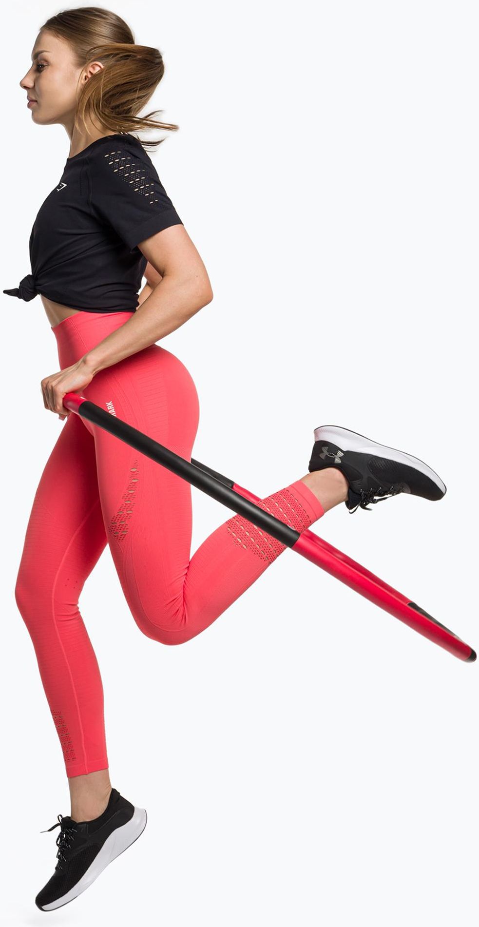Gymshark Legginsy Energy Seamless Polka Pink White Ceny I Opinie