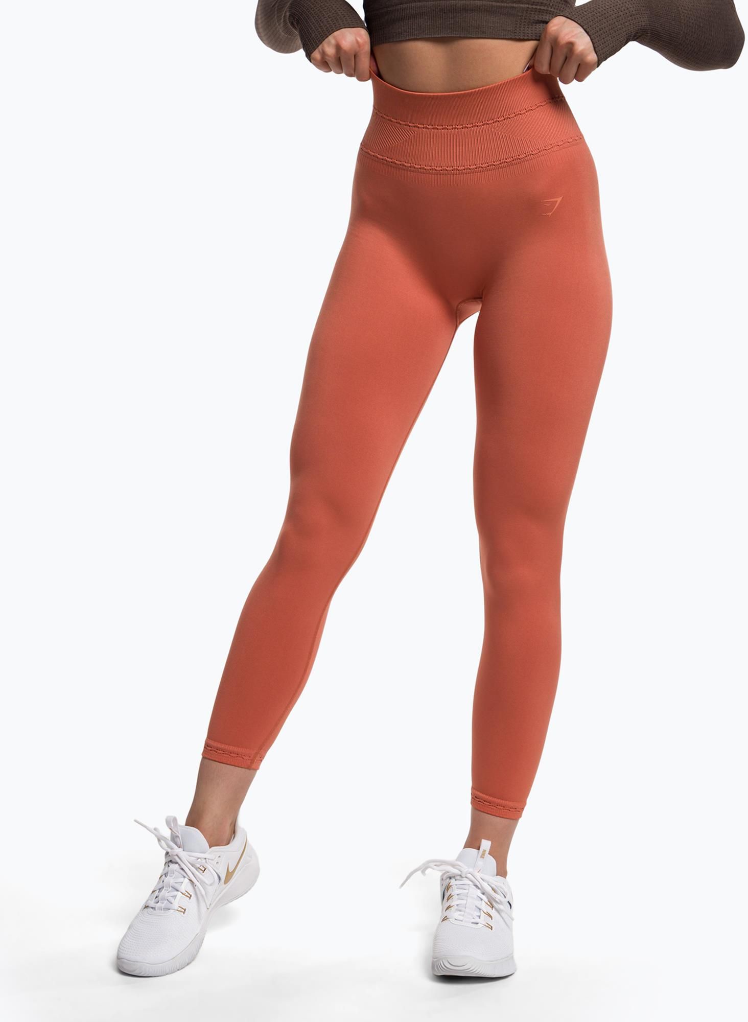 Gymshark Legginsy Studio Earth Orange - Ceny i opinie - Ceneo.pl