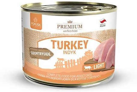 Karma Pokusa Premium Selection Countryside Light Turkey Mokra Dla Kotów ...