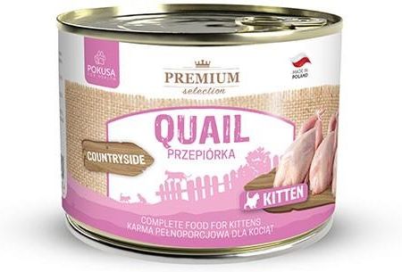 Karma Pokusa Premium Selection Countryside Kitten Quail Mokra Dla ...