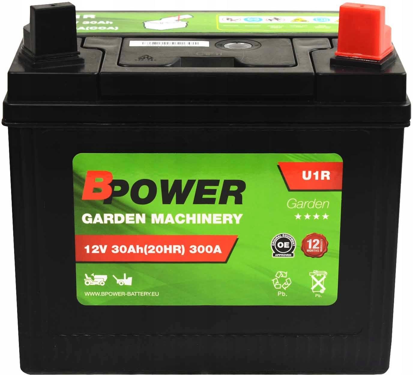 Bpower Garden U1R 12V 30Ah 300A P+ Bpoweru1R - opinie i ceny na Ceneo.pl
