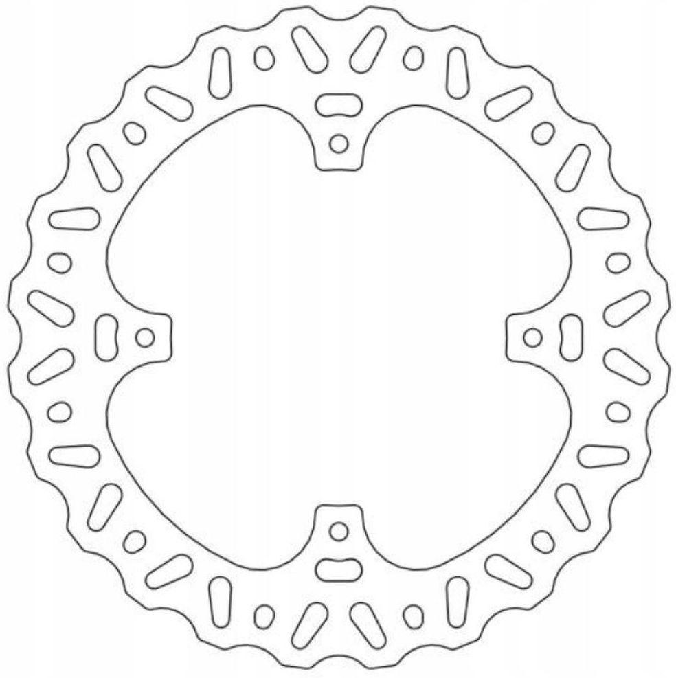 Części motocyklowe Moto-Master Tarcza Hamulcowa Nitro Tył Honda Cr/Cr ...