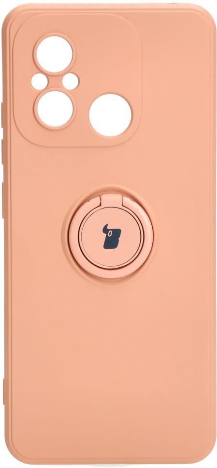 Bizon Etui Case Silicone Ring Sq Do Xiaomi Redmi 12C Jasnoróżowe - Etui ...