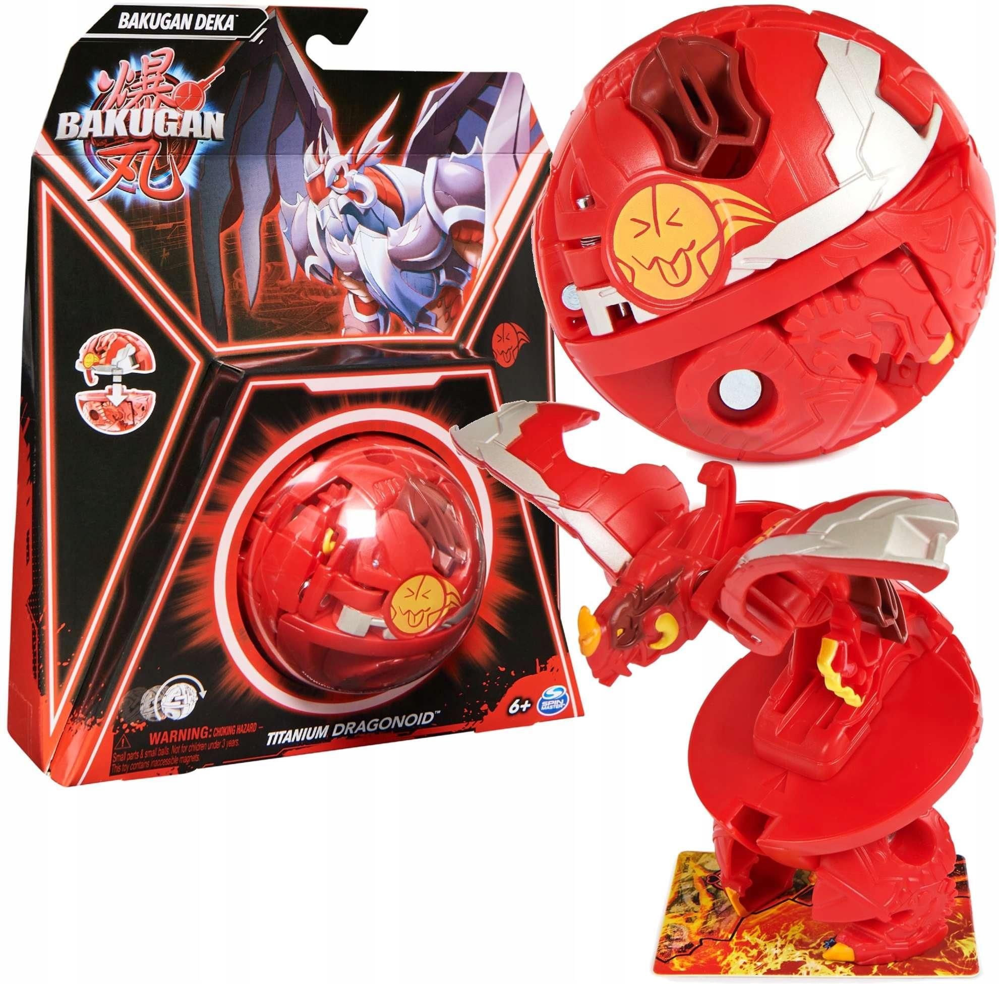 Spin Master Bakugan Deka Pyrus Titanium Dragonoid Duża Figurka - Ceny i ...