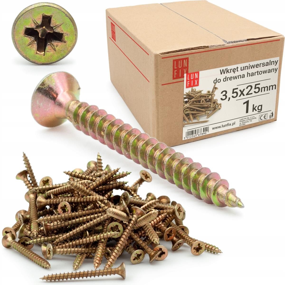 Lun Fix Wkręt Hartowany Do Drewna 3,5X25 Uniwersalny - Opinie i ceny na ...