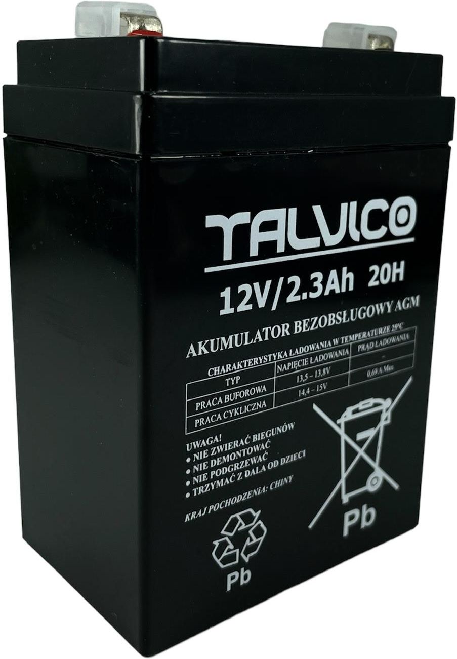 Talvico Akumulator 12V 2.3Ah Typ Ii Agm - Ceny i opinie na Ceneo.pl