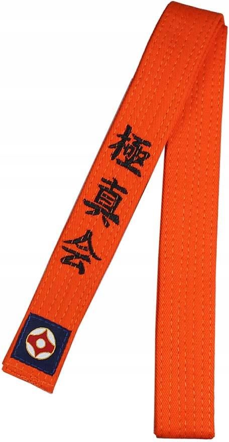 Pasy Pas Do Kyokushin Karate Pomarańczowy 200cm - Ceny i opinie - Ceneo.pl