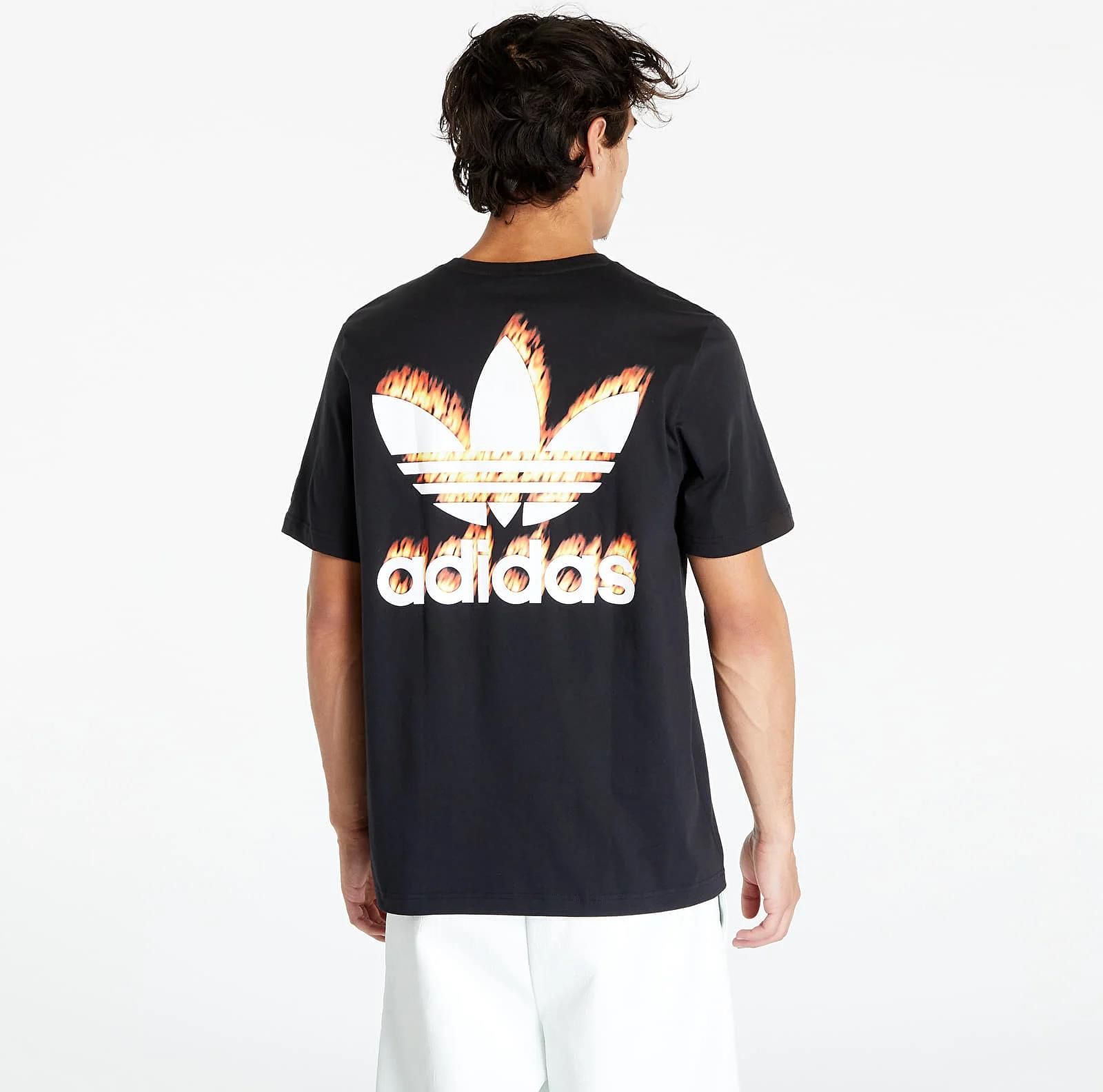 Adidas Graphics Fire Trefoil Tee Black - Ceny i opinie - Ceneo.pl