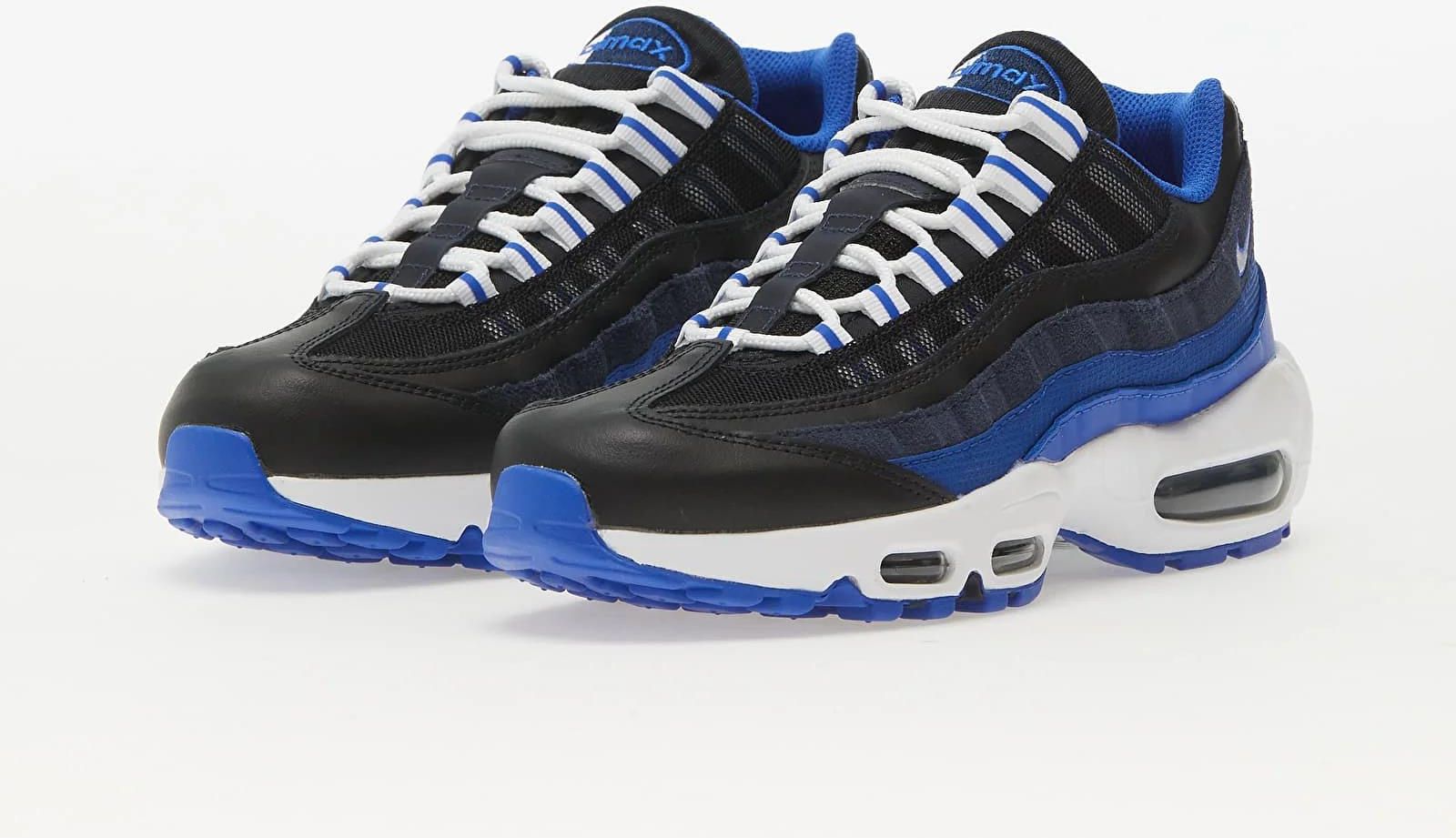 Nike Air Max 95 Black/ White-Tm Royal-Deep Royal Blue - Ceny i opinie ...