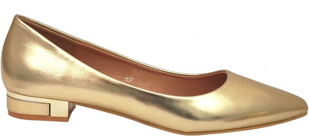 Baleriny w dużych rozmiarach 41 Złoto - Ceny i opinie - Ceneo.pl