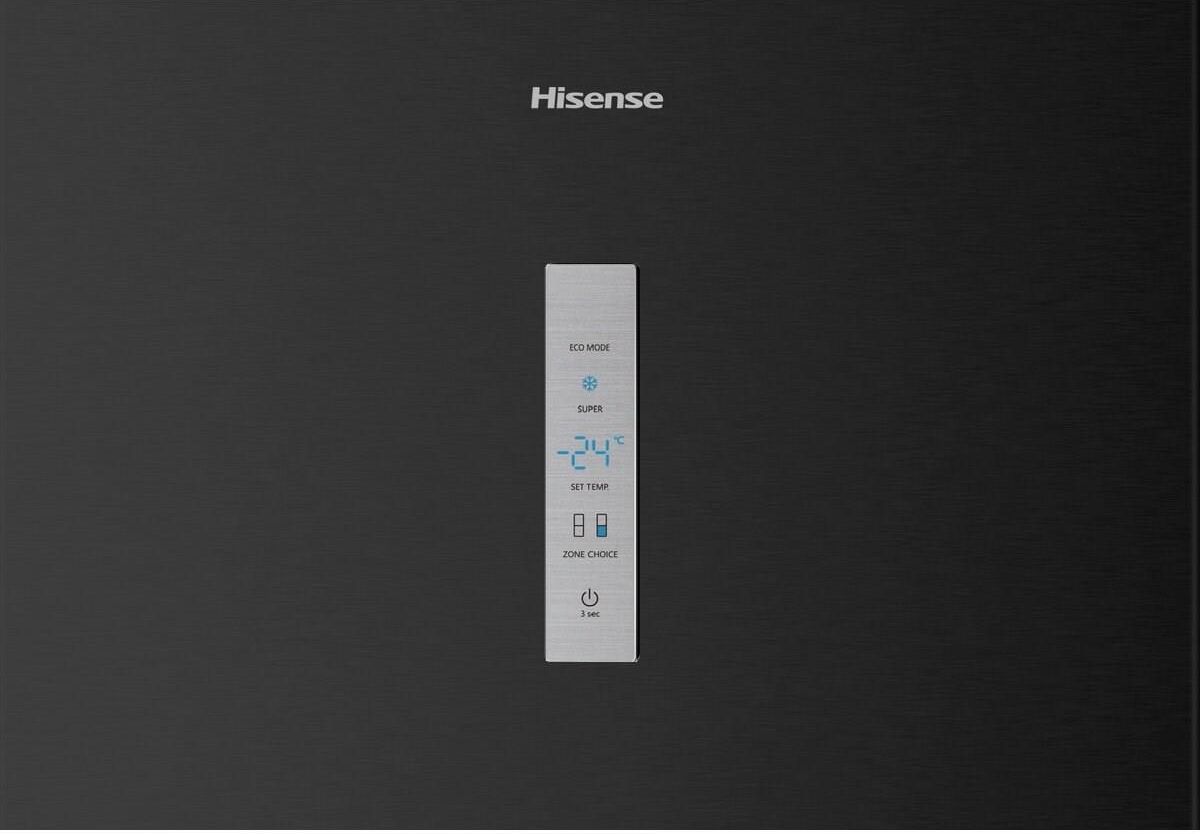Lodówka Hisense RB645N4BFE z zamrażalnikiem dolnym 200 cm Czarna - Ceneo.pl