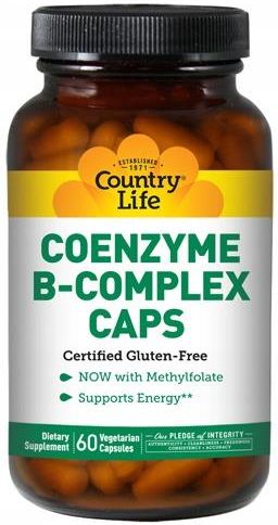 Country Life Coenzyme B-Complex 60kaps - Opinie i ceny na Ceneo.pl