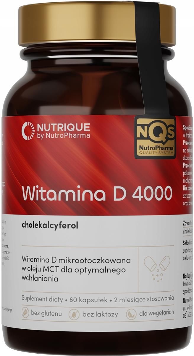 Nutrique Witamina D 4000 60kaps. - Opinie i ceny na Ceneo.pl