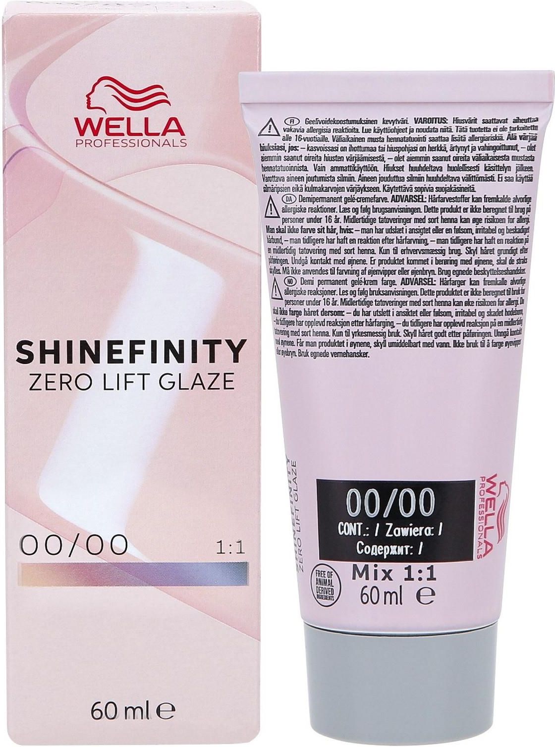 Wella Professionals Wella Shinefinity Zero Lift Glaze Krem Koloryzujący ...