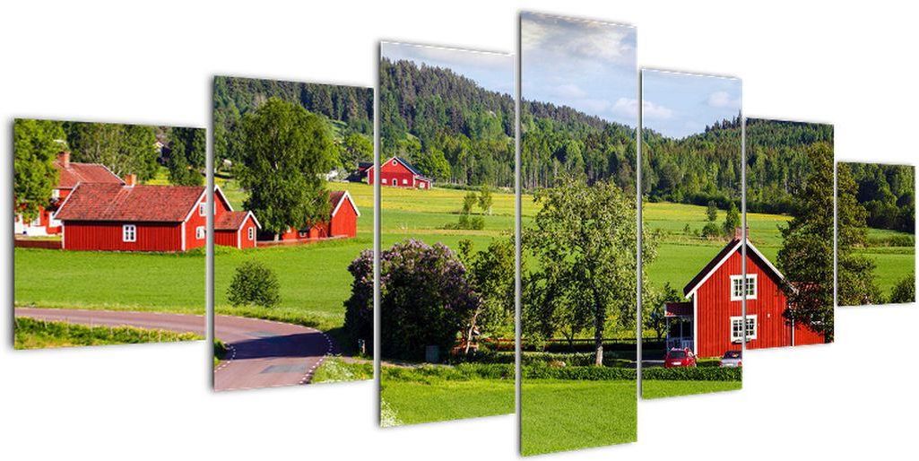 Domali Obraz Wsi Siedmioczęściowy 210X100 Cm 37382 - Opinie i ...