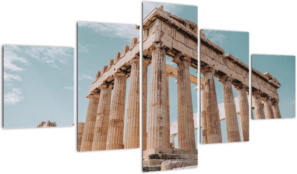 Domali Obraz Starożytny Akropol, pięcioczęściowy 125x70 cm (54708 ...