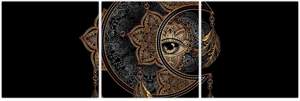 Domali Obraz Magiczne oko, tryptyk 150x50 cm (110787) - Opinie i ...