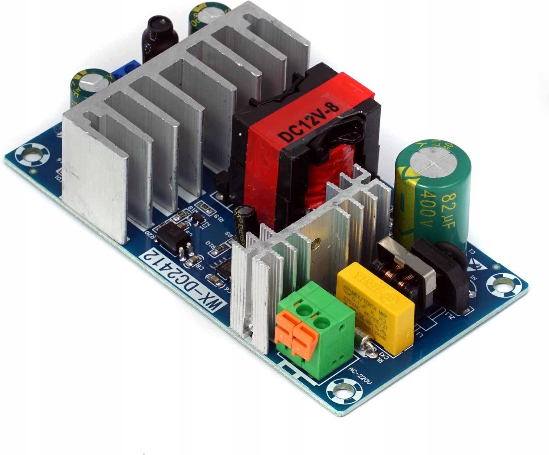 Przetwornica napięcia Przetwornica 230V na 12V Ac-dc 8A 100W - Opinie i ...