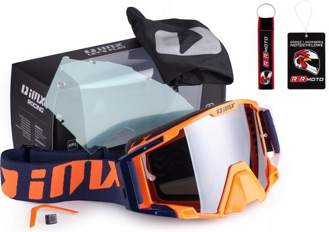 Gogle motocyklowe Imx Sand Orange/White/Blue - Opinie i ceny na Ceneo.pl