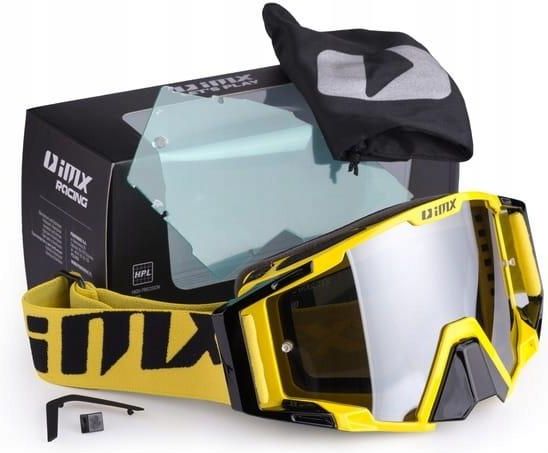 Gogle motocyklowe Imx Racing Sand Yellow/Black 2 Szyby - Opinie i ceny ...