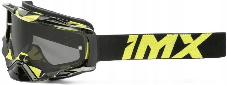 Gogle motocyklowe Imx Cross Enduro Dust Graphic Yellow Black - Opinie i ...